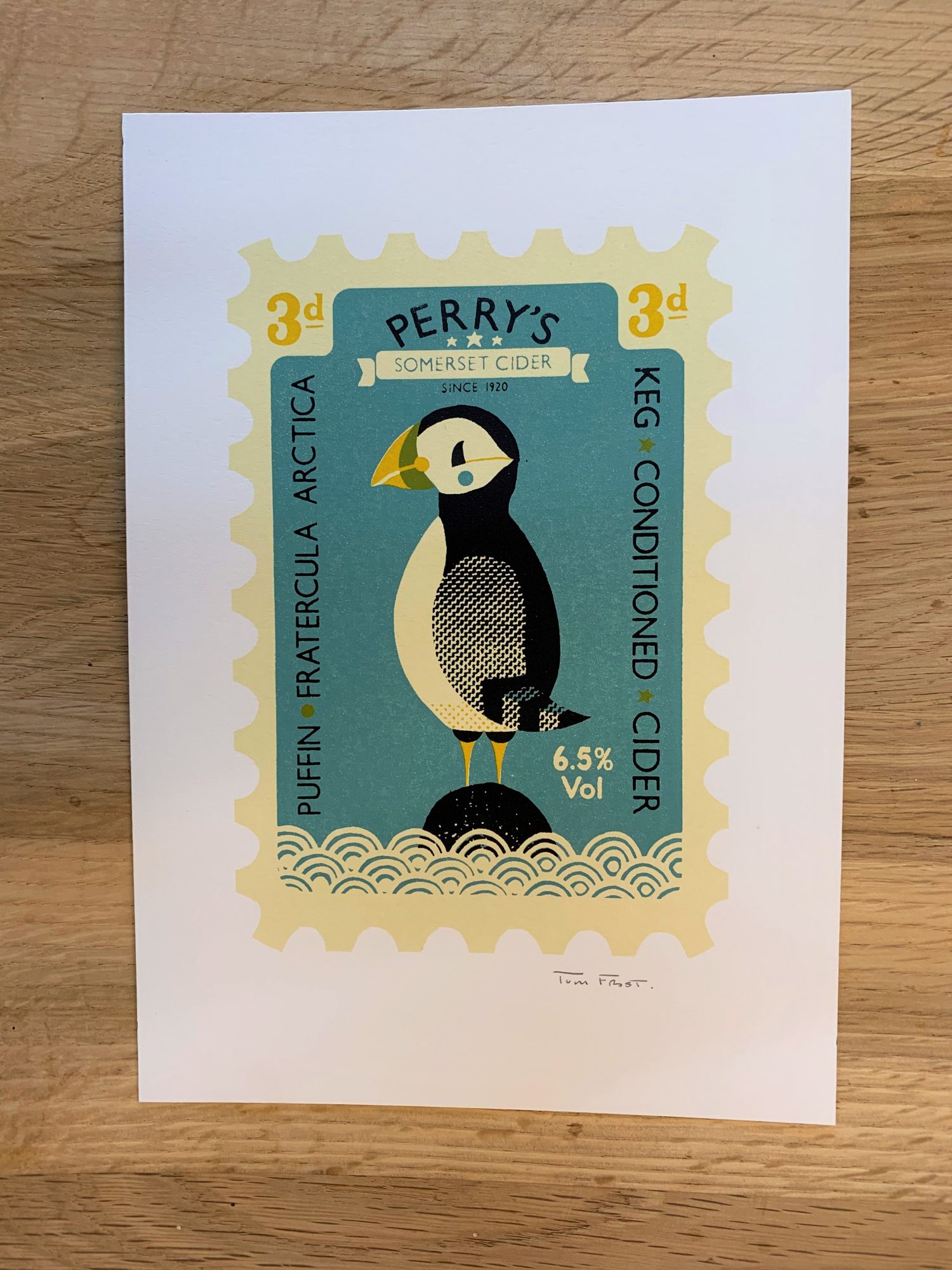 Puffin - Screen Print - GIFTS - Perry's Cider